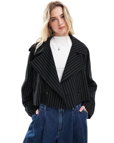 Blue ASOS Coats for Women | Lyst