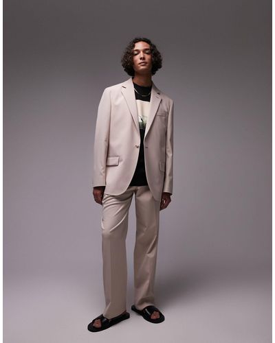 Brown TOPMAN Jackets for Men | Lyst