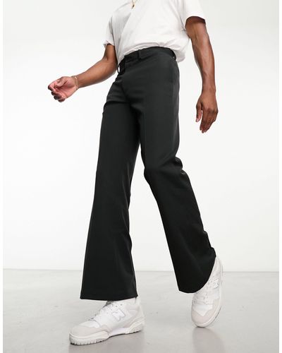 Black ASOS Pants, Slacks and Chinos for Men | Lyst