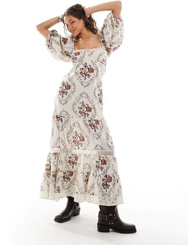 Natural Free People Dresses for Women | Lyst