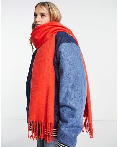 Red ASOS Scarves and mufflers for Women | Lyst