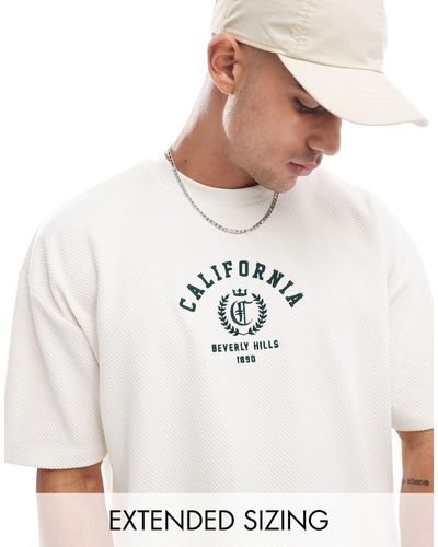 White ASOS T-shirts for Men | Lyst