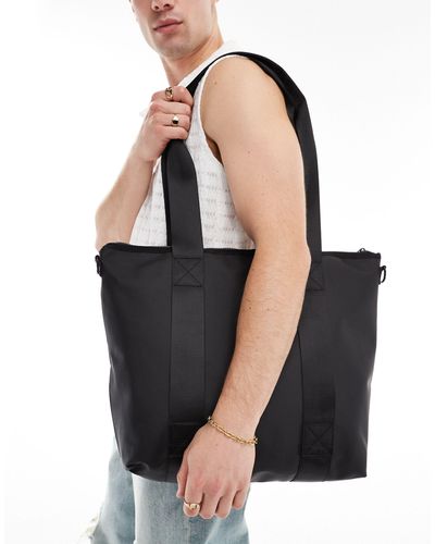 Black ASOS Tote bags for Men | Lyst
