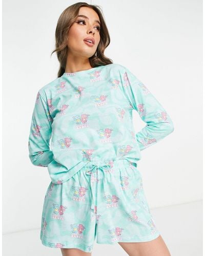 Green ASOS Nightwear and sleepwear for Women | Lyst