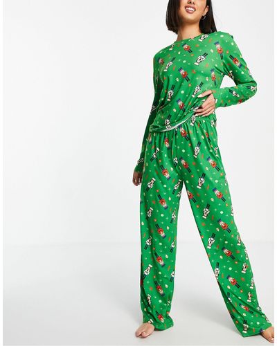 Green Loungeable Nightwear and sleepwear for Women | Lyst