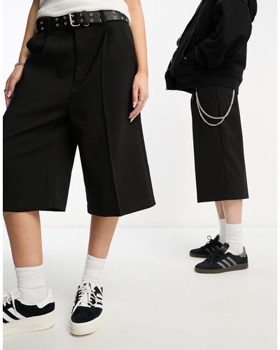 Black Collusion Shorts for Women | Lyst