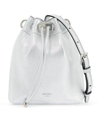 White Jimmy Choo Bucket bags and bucket purses for Women | Lyst
