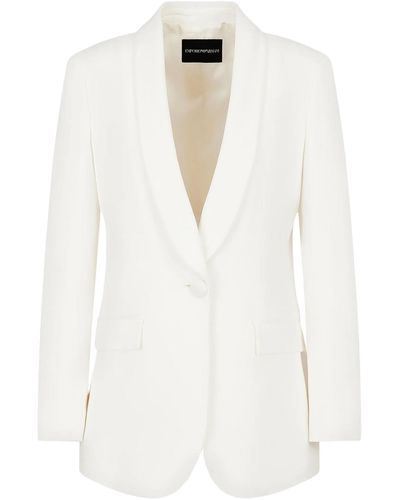 White Emporio Armani Jackets for Men | Lyst