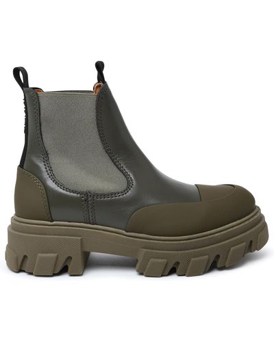 Green Ganni Boots for Women | Lyst