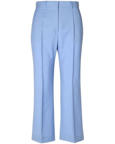 Light Blue Pants for Women | Lyst