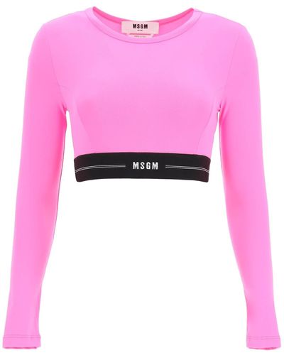 MSGM Long-sleeved tops for Women | Online Sale up to 75% off | Lyst