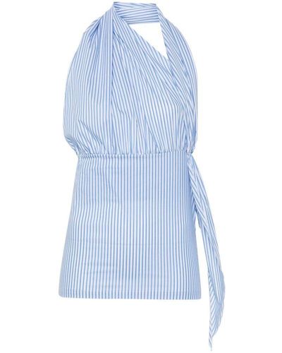 Musier Paris Split Neck Tops for Women | Lyst