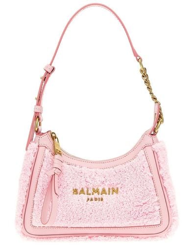 Pink Balmain Shoulder bags for Women | Lyst