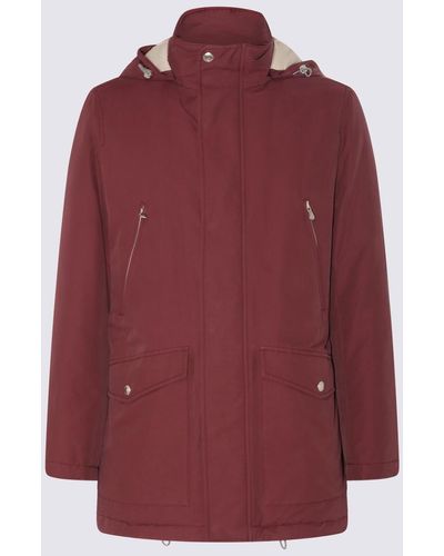 Red Brunello Cucinelli Jackets for Men | Lyst