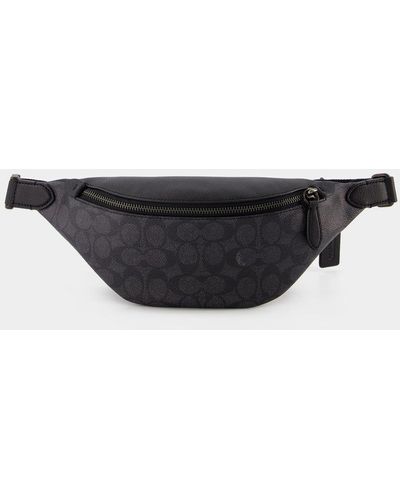 Black COACH Belt Bags and Fanny Packs for Men | Lyst