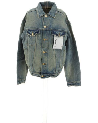 Blue and Purple Jackets for Men | Lyst