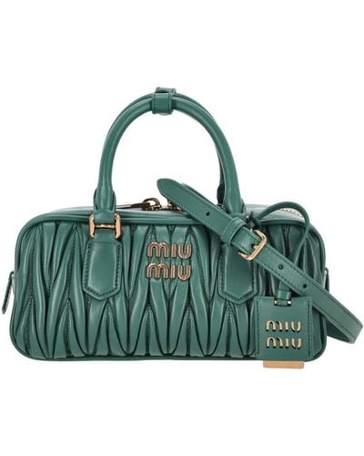 Green Miu Miu Tote bags for Women | Lyst