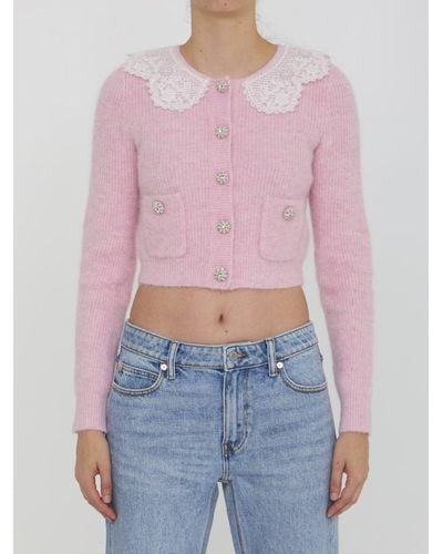 Pink Self-Portrait Knitwear for Women | Lyst