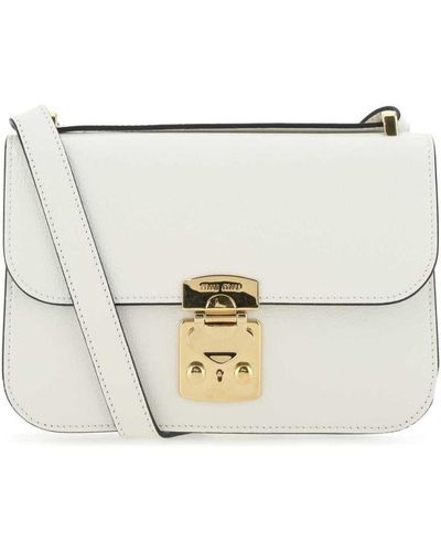 White Miu Miu Shoulder bags for Women | Lyst