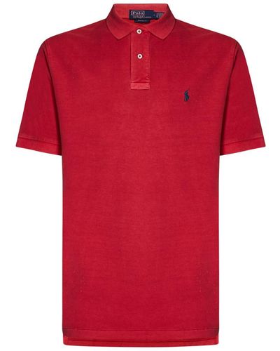Red Polo Ralph Lauren T-shirts for Men | Lyst