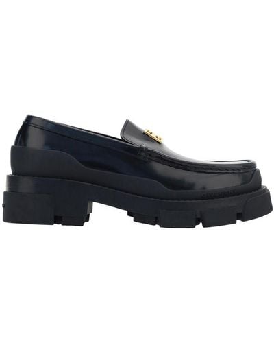 Blue Loafers and moccasins for Women | Lyst