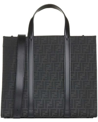 Black Fendi Tote bags for Men | Lyst