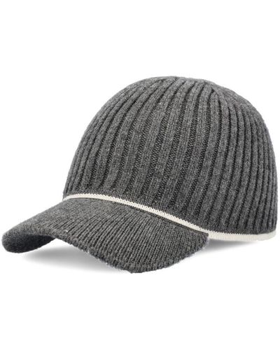 Gray Brunello Cucinelli Hats for Women | Lyst
