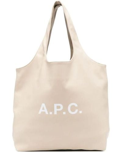 Natural A.P.C. Tote bags for Women | Lyst
