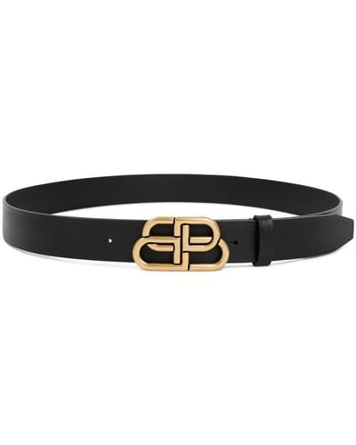 Black Balenciaga Belts for Men | Lyst