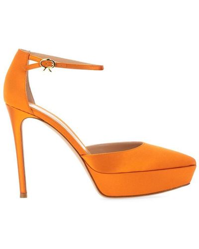 Orange and White Pump shoes for Women | Lyst