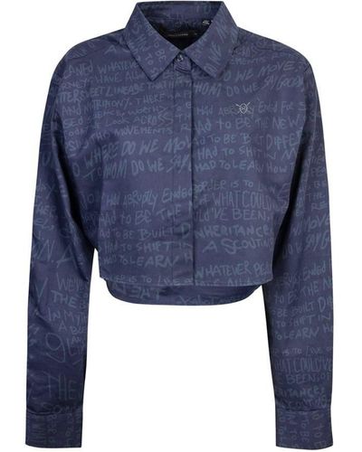 Blue Daily Paper Tops for Women | Lyst