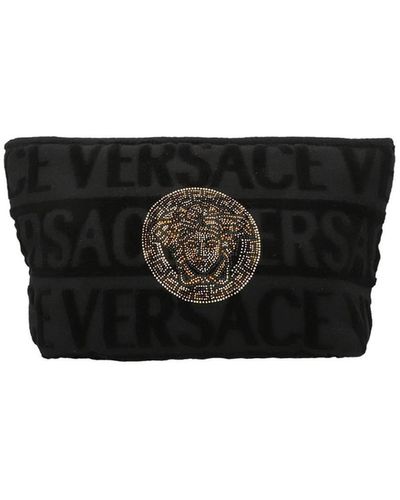 Black Versace Makeup bags and cosmetic cases for Women | Lyst