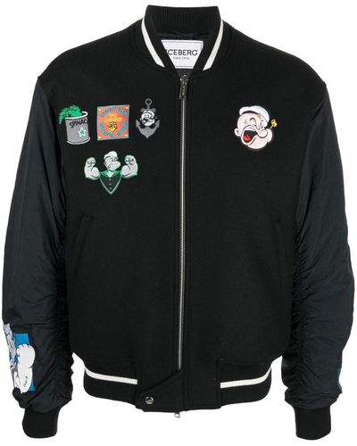 Black Iceberg Jackets for Men | Lyst