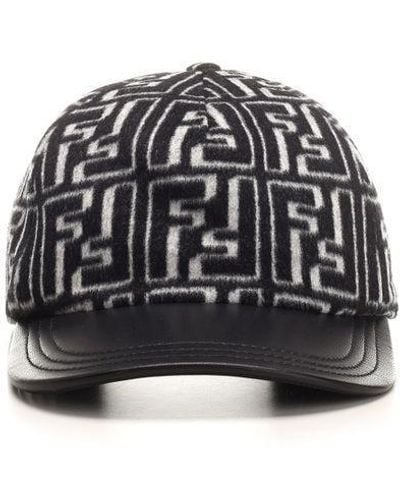 Black Fendi Hats for Men | Lyst