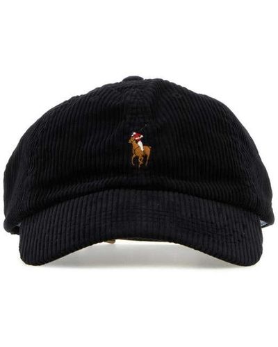Black Polo Ralph Lauren Hats for Men | Lyst