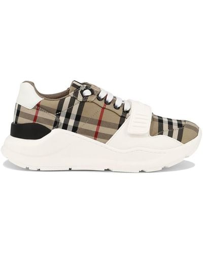 Metallic Burberry Sneakers for Women | Lyst