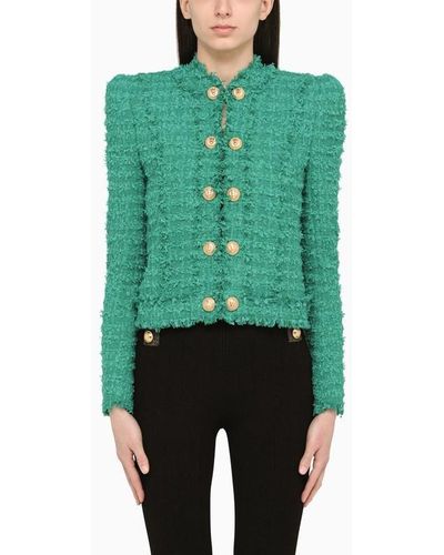 Emerald Green Jackets for Women | Lyst