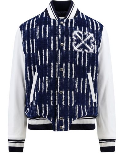Blue and White Jackets for Men | Lyst