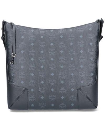 Gray MCM Shoulder bags for Women | Lyst