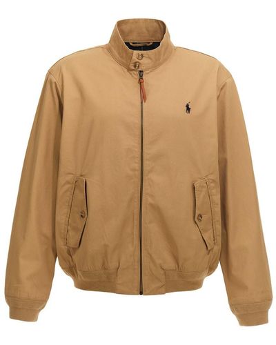 Natural Polo Ralph Lauren Jackets for Men | Lyst