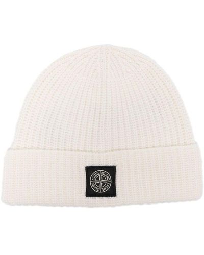 White Stone Island Hats for Men | Lyst