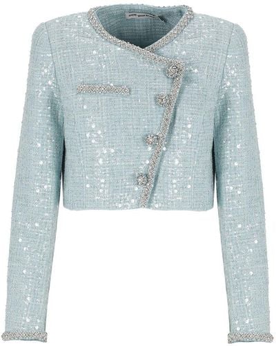 Light Blue Jackets for Women | Lyst