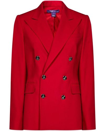 Red Ralph Lauren Jackets for Women | Lyst