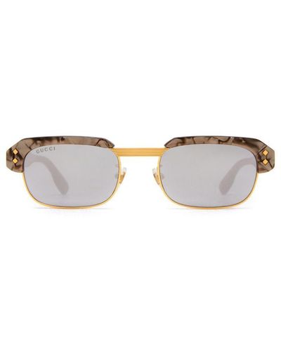 White Gucci Sunglasses for Men | Lyst