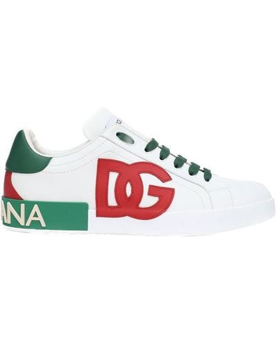 Red Dolce & Gabbana Sneakers for Men | Lyst
