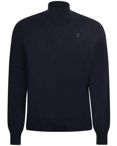 Blue K-Way Knitwear for Men | Lyst