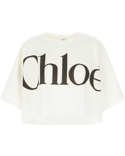 White Chloé Tops for Women | Lyst