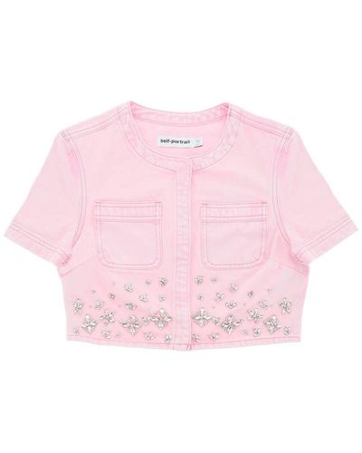 Self-Portrait Camisole Tops for Women | Lyst