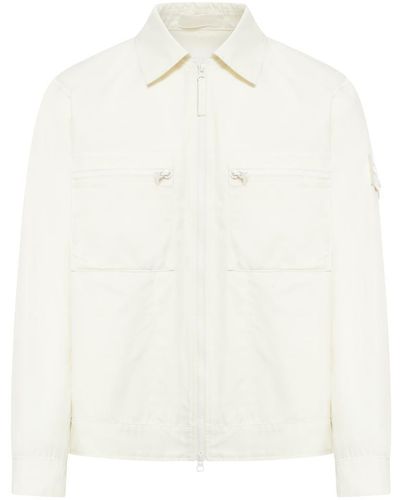 White Stone Island Jackets for Men | Lyst