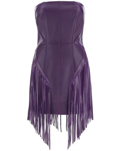 Purple Versace Dresses for Women | Lyst